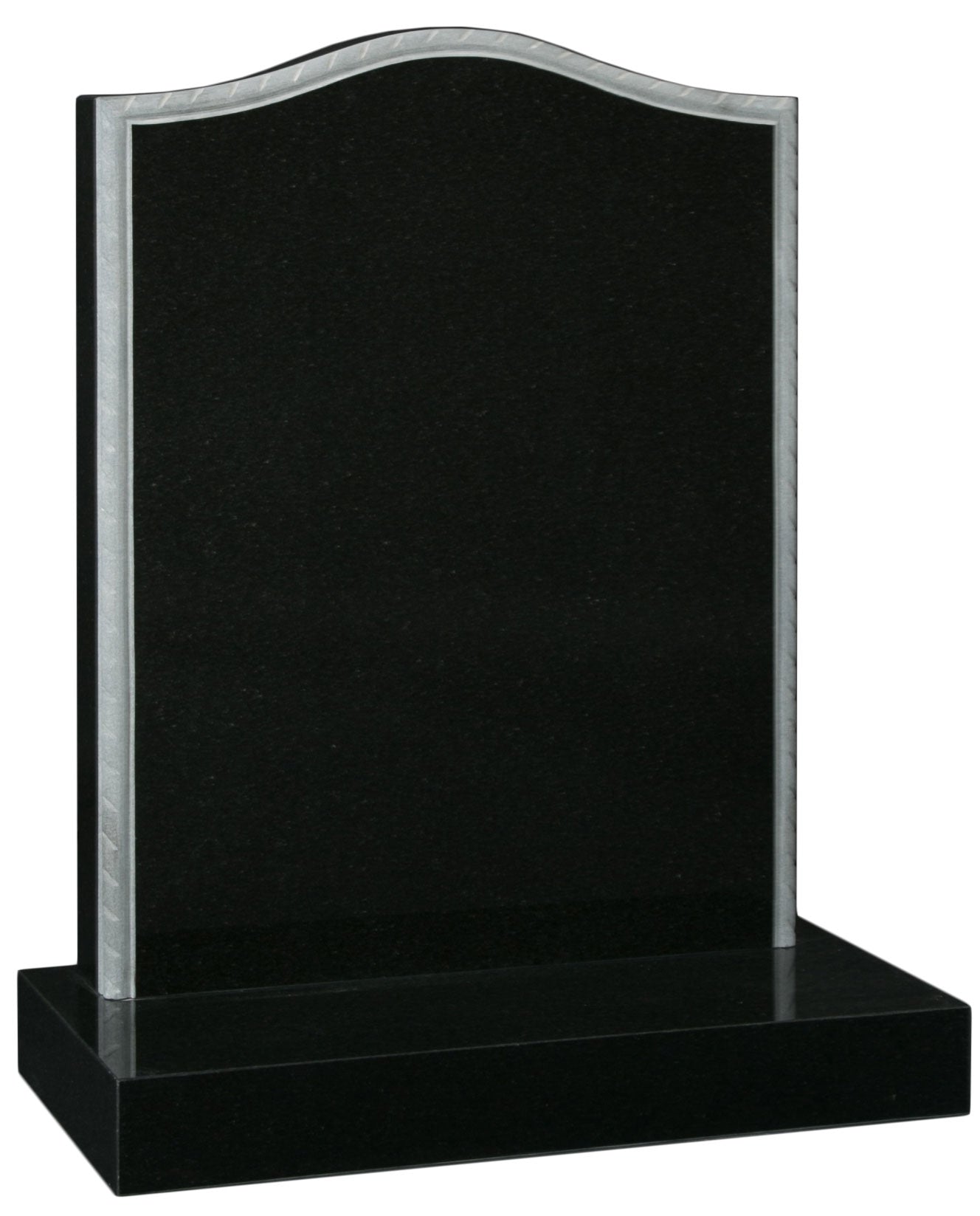 Black Granite memorial with rope design (WG49) – Oxfordshire Memorials
