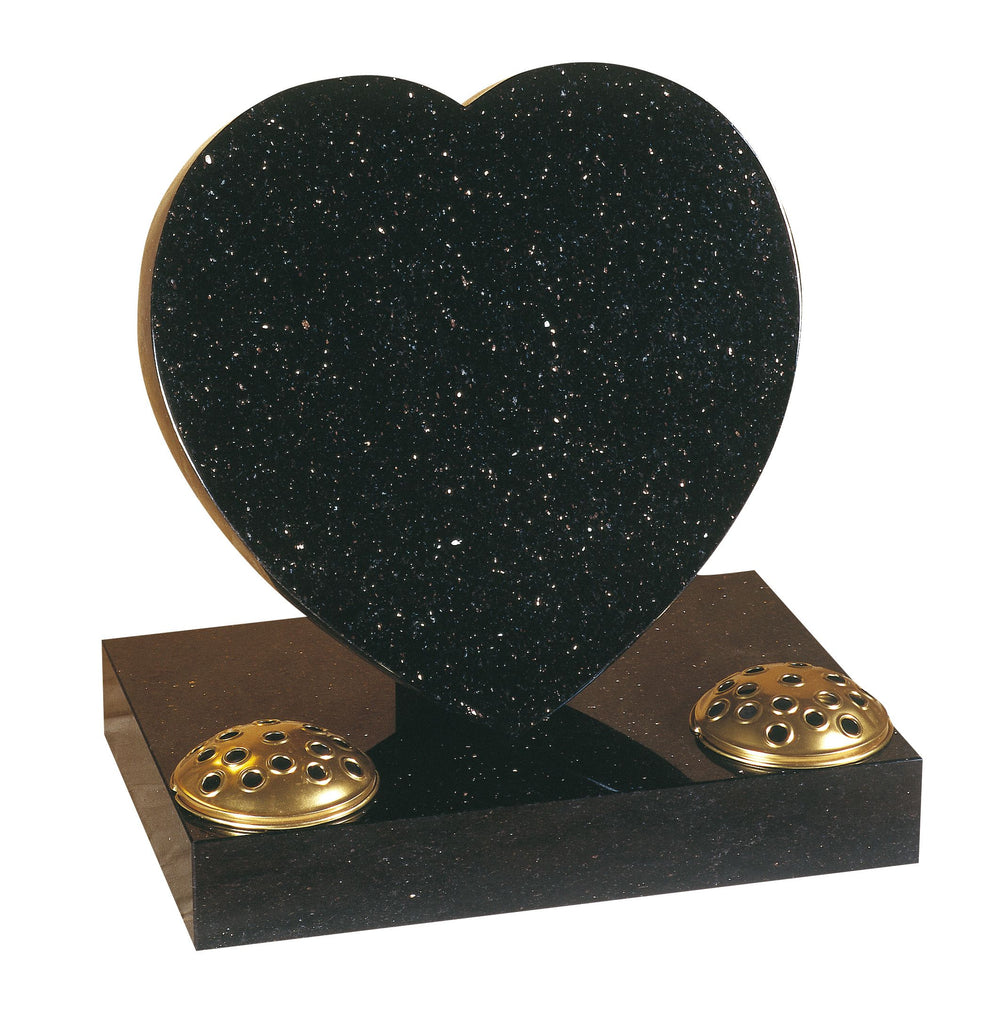 Heart Shaped Cremation Stone (WG154) – Oxfordshire Memorials