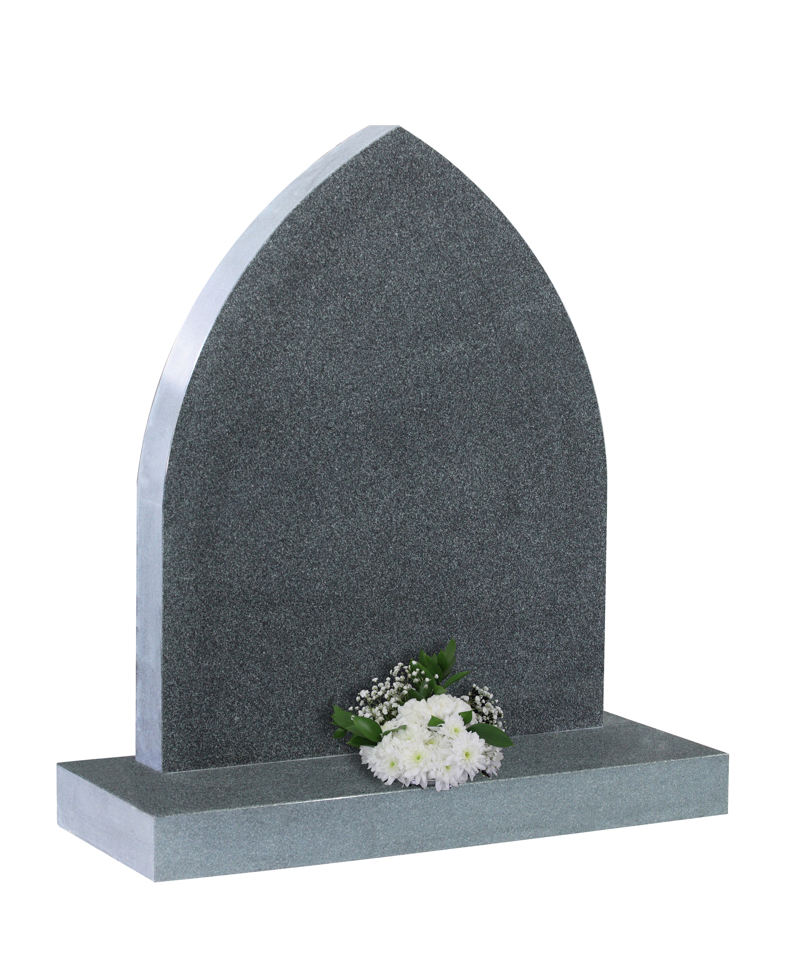 Millennium Grey Gothic Top Headstone (ET106) – Oxfordshire Memorials