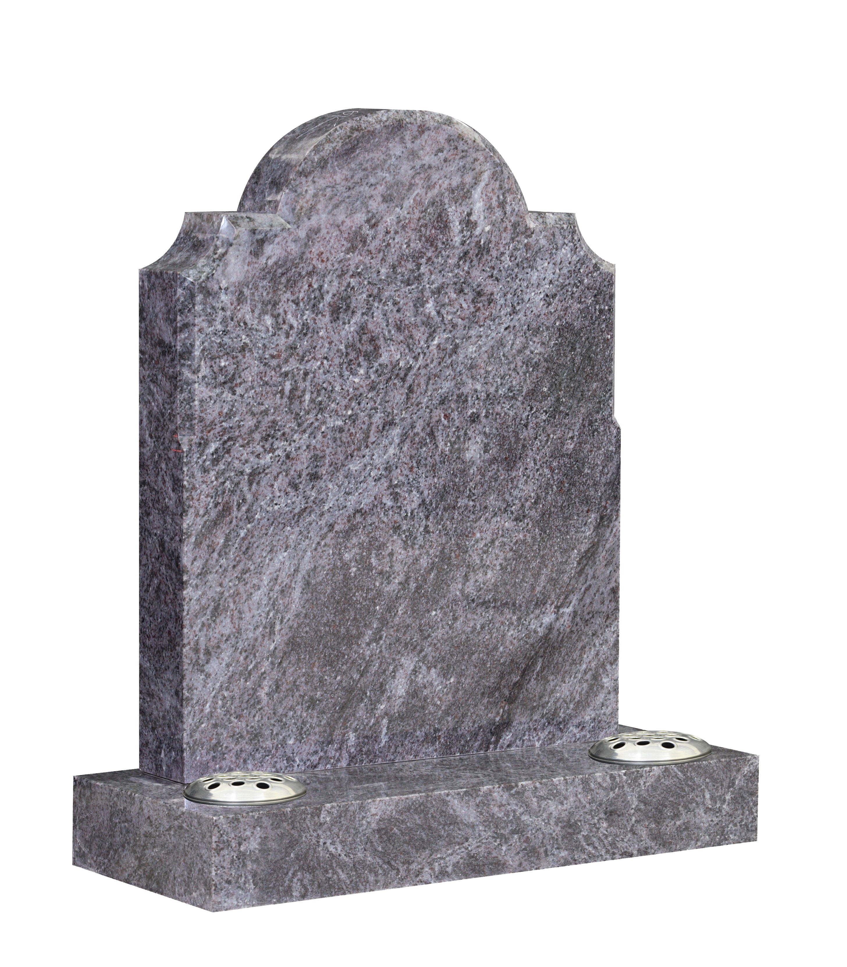 Bahama Blue Rounded Top Gravestone (ET12) – Oxfordshire Memorials