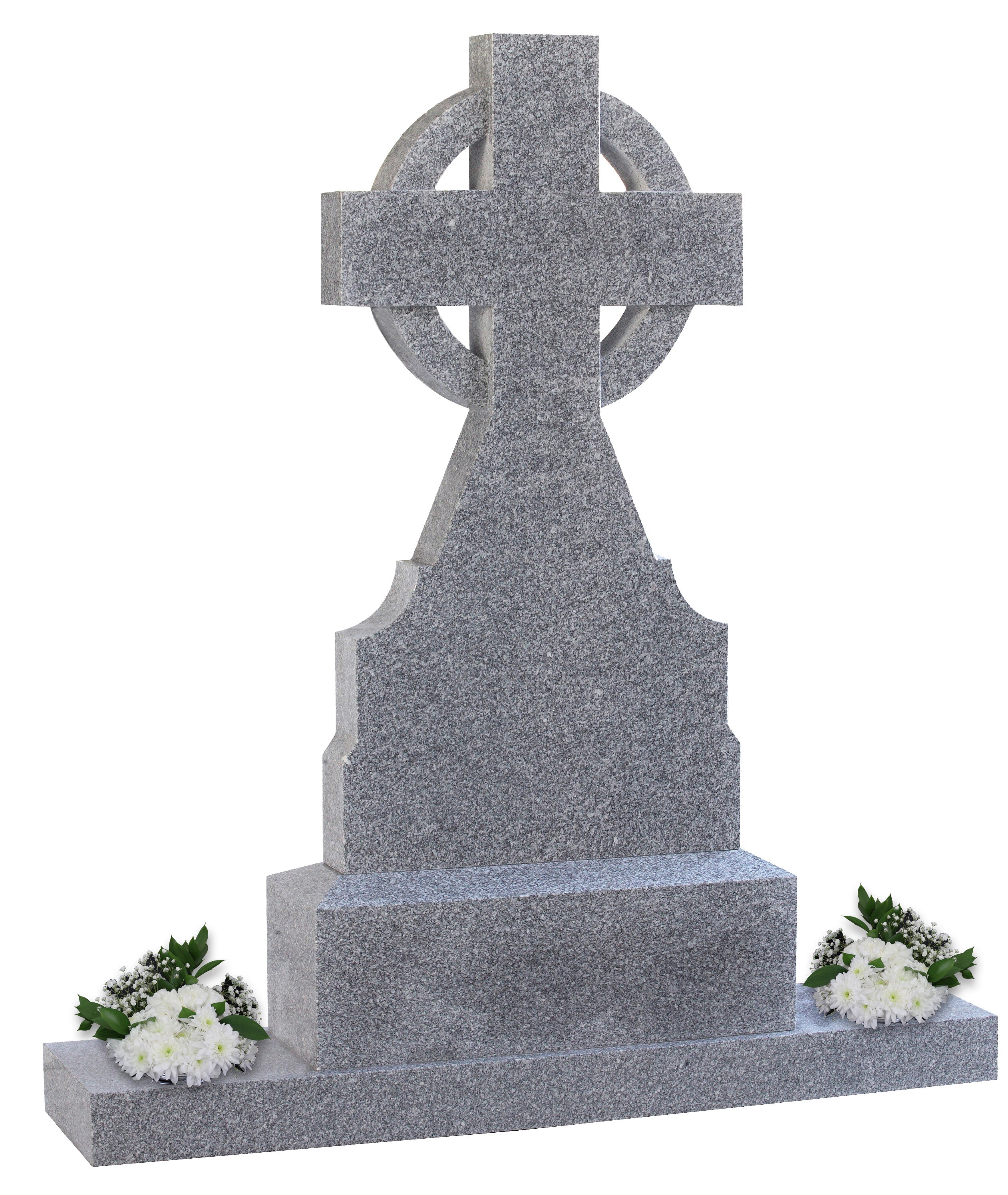 Stirling Grey Granite Wheel Cross (ET134) – Oxfordshire Memorials