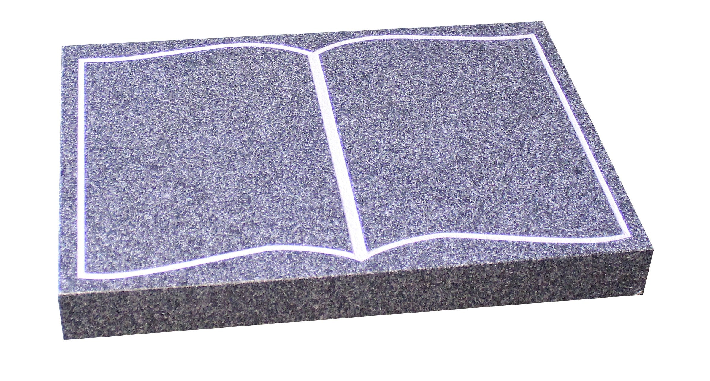 Millennium Grey Tablet with Book Outline (ET173) – Oxfordshire Memorials