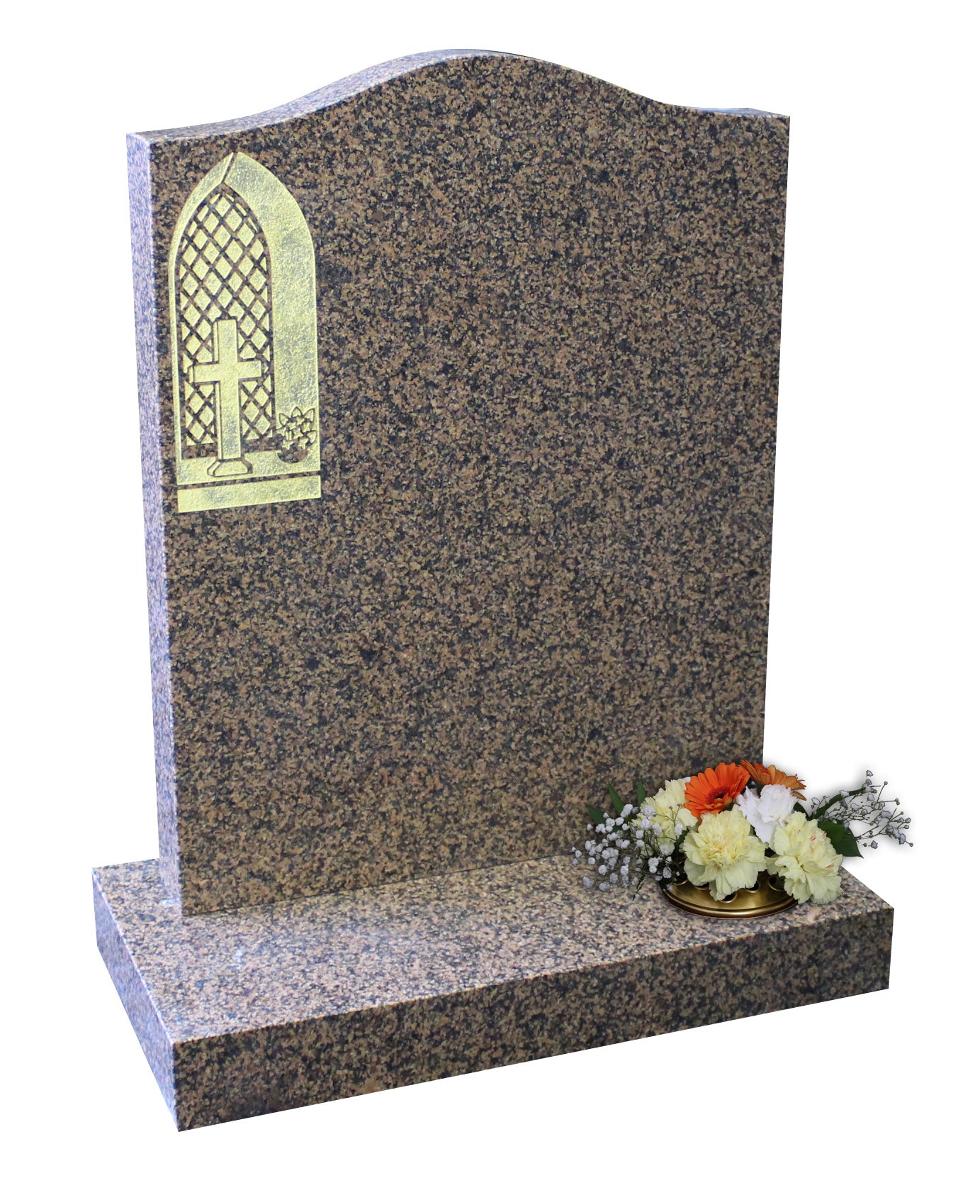 Balmoral Red Granite Memorial Stone (ET28) – Oxfordshire Memorials