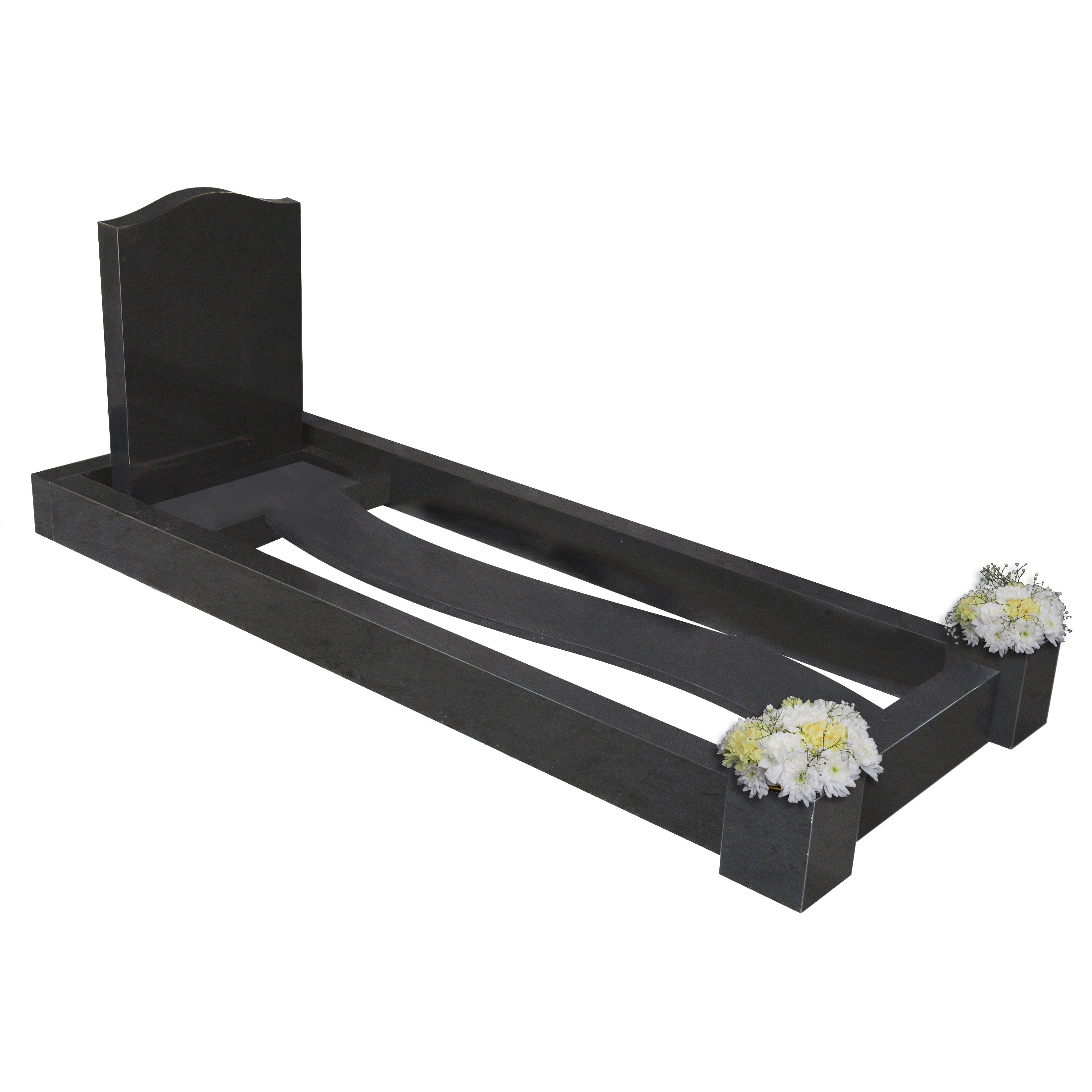 Traditional kerb set with path slab (ET70) – Oxfordshire Memorials